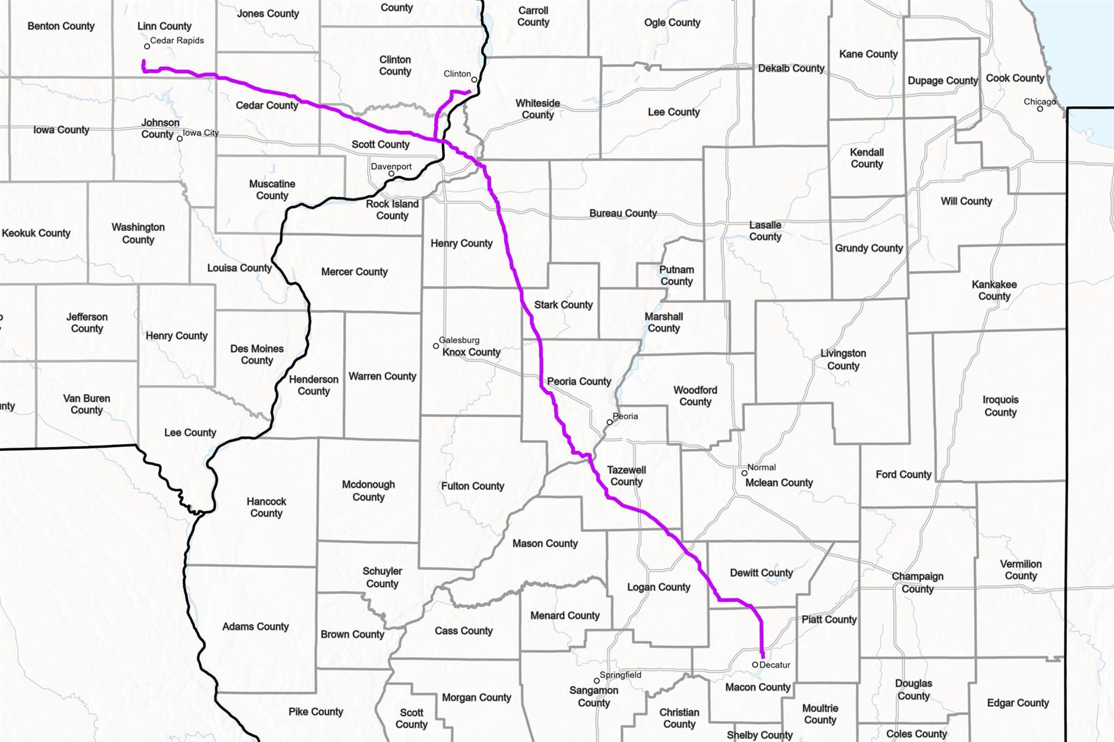 Iowa-Illinois carbon dioxide pipeline application withdrawn | Capitol ...